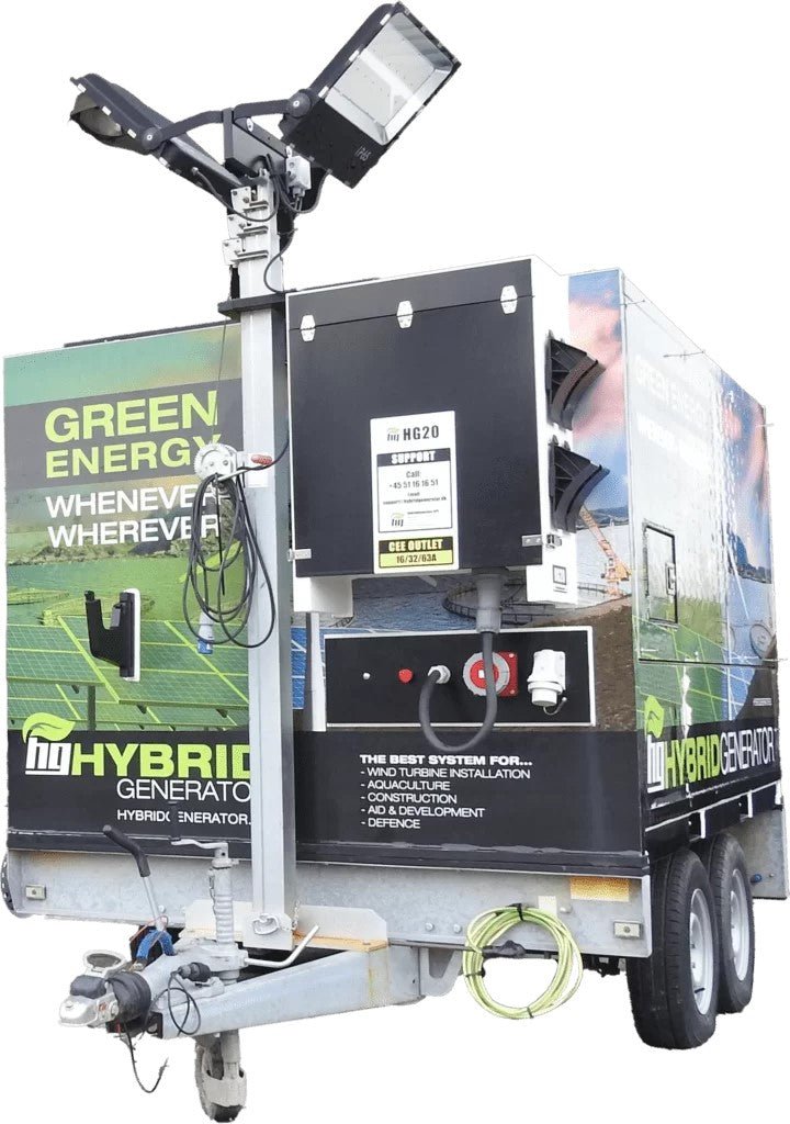 Hybrider Stromerzeuger HYBRIDGENERATOR Power 90 kVA 40 kWh – SEV