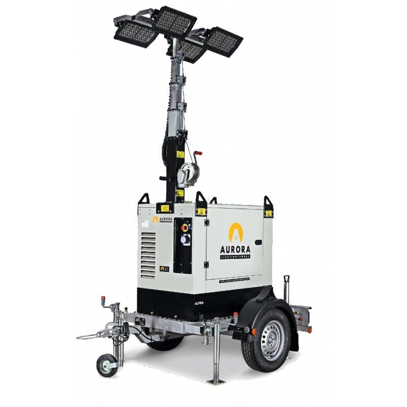 Light tower AURORA Alpha 4x320W LED Stage V – SEV