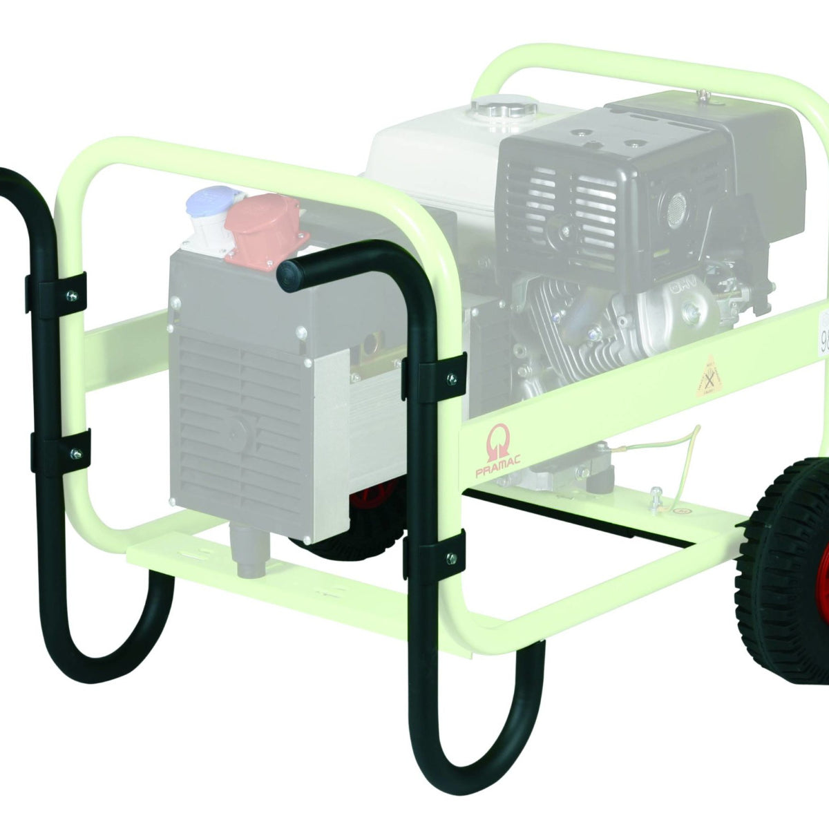 PRAMAC wheel set with folding handles for ES, E and S series – SEV